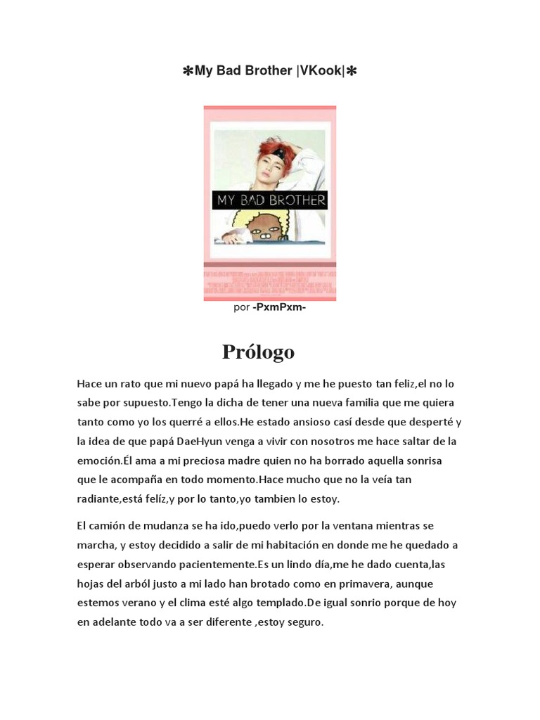 My Bad Brother Taekook | PDF | Verdad