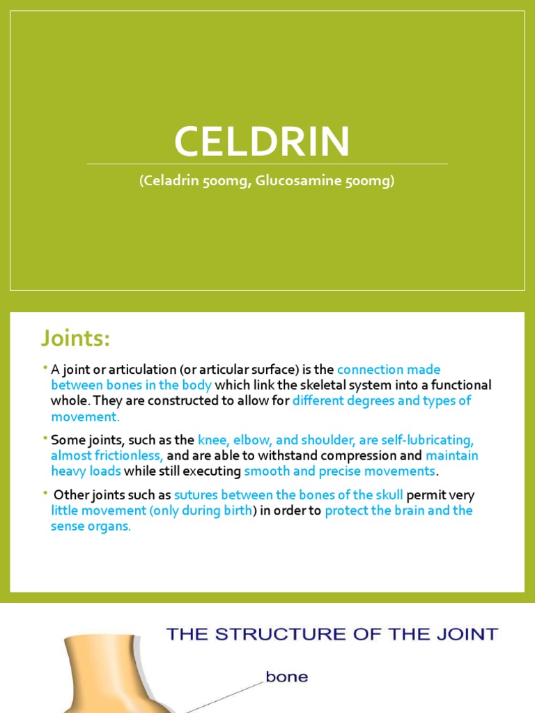 Celdrin | PDF | Joint | Osteoarthritis