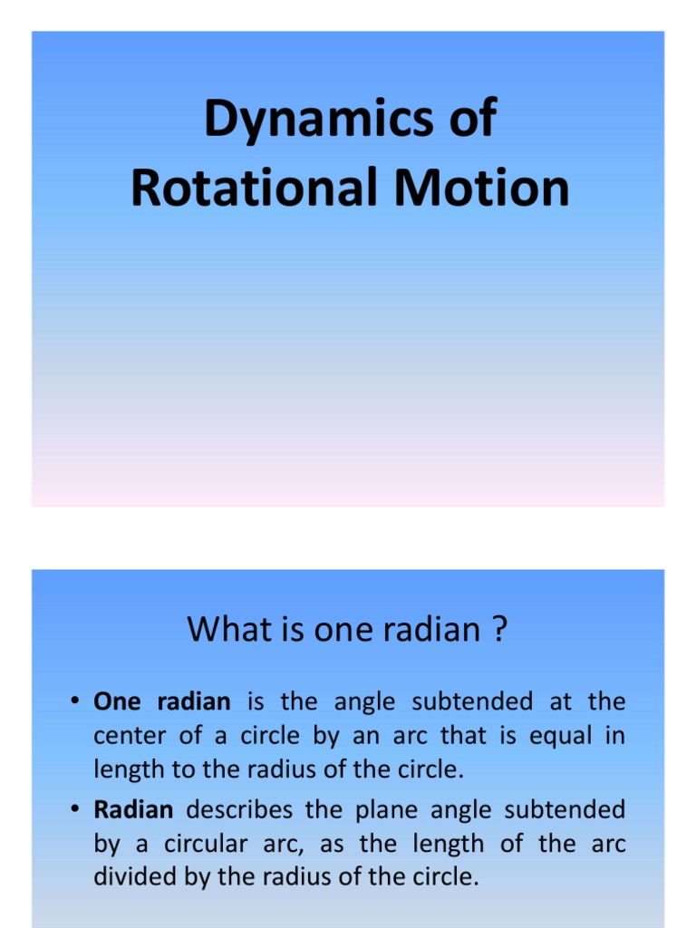 Understanding Rotational Motion Concepts | PDF | Rotation Around A ...