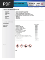 Sonax SDS | PDF | Dangerous Goods | Toxicity