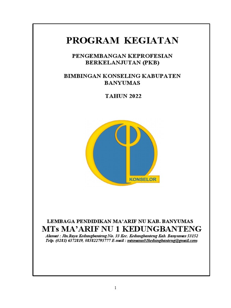 Program PKB MGBK | PDF