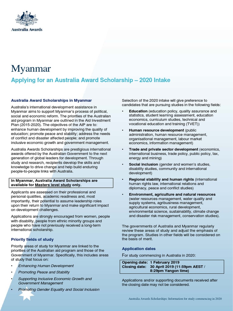 Myanmar 2020 Country Profile | PDF