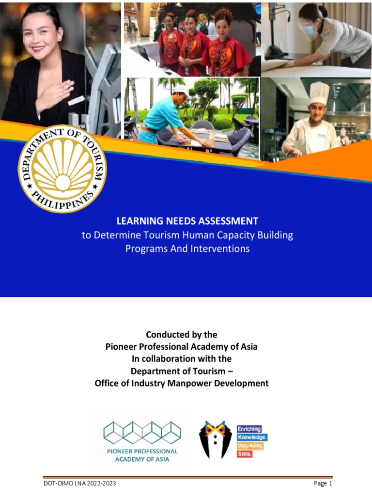 LNA 2022-2023 Terminal Report - CAR | PDF | Survey Methodology | Needs ...