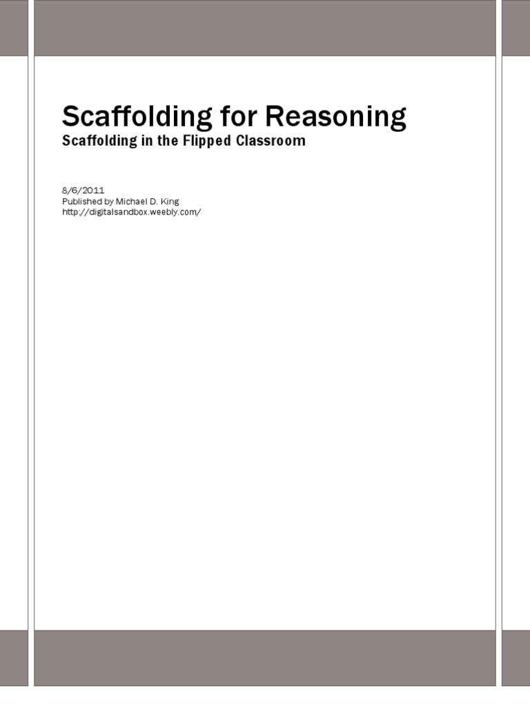 Scaffolding For Reasoning | PDF | Educational Psychology | Emergence