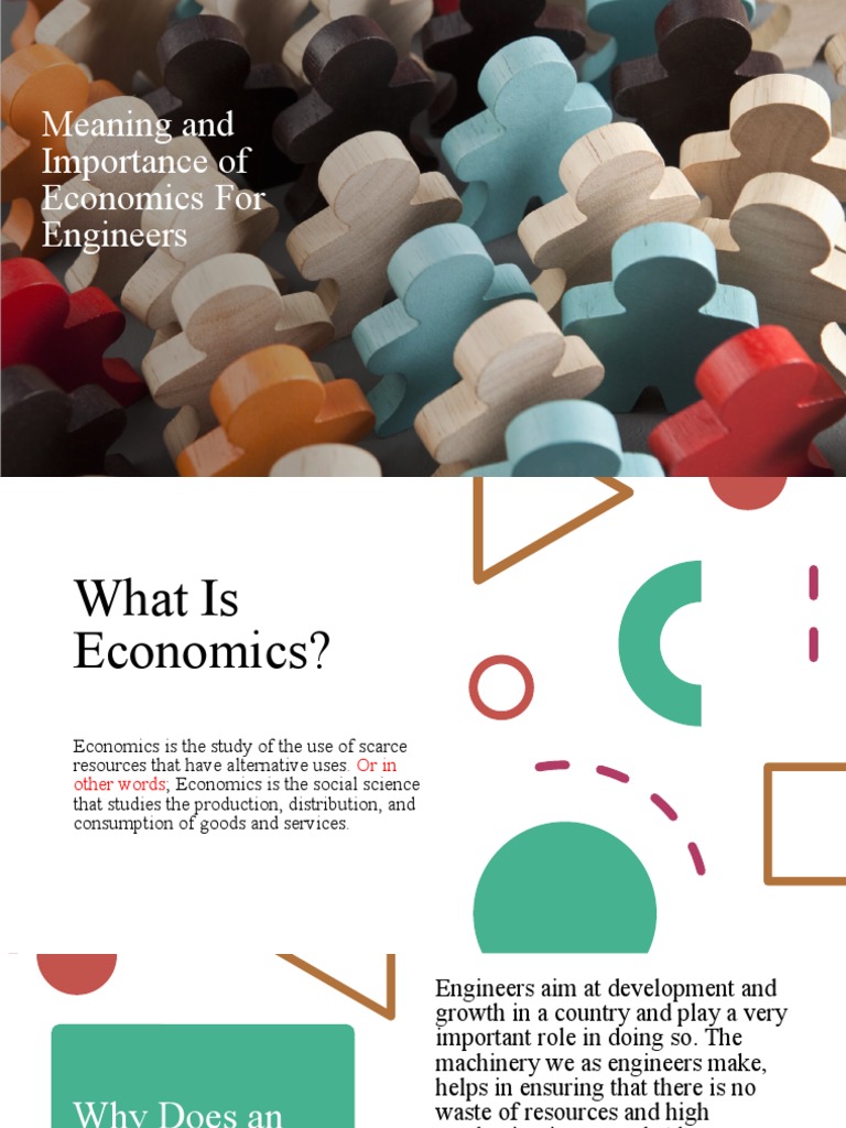 Meaning and Importance of Economics For Engineers 1 | PDF ...