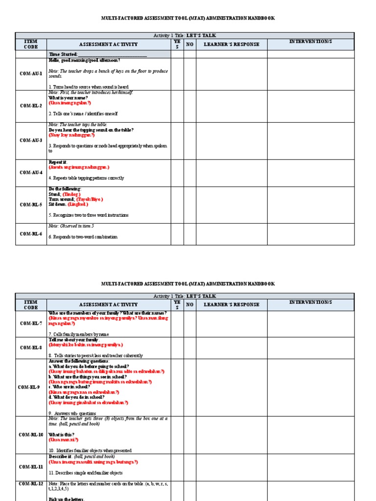 Activity 1 Title Lets Talk | PDF | Syllable | Communication