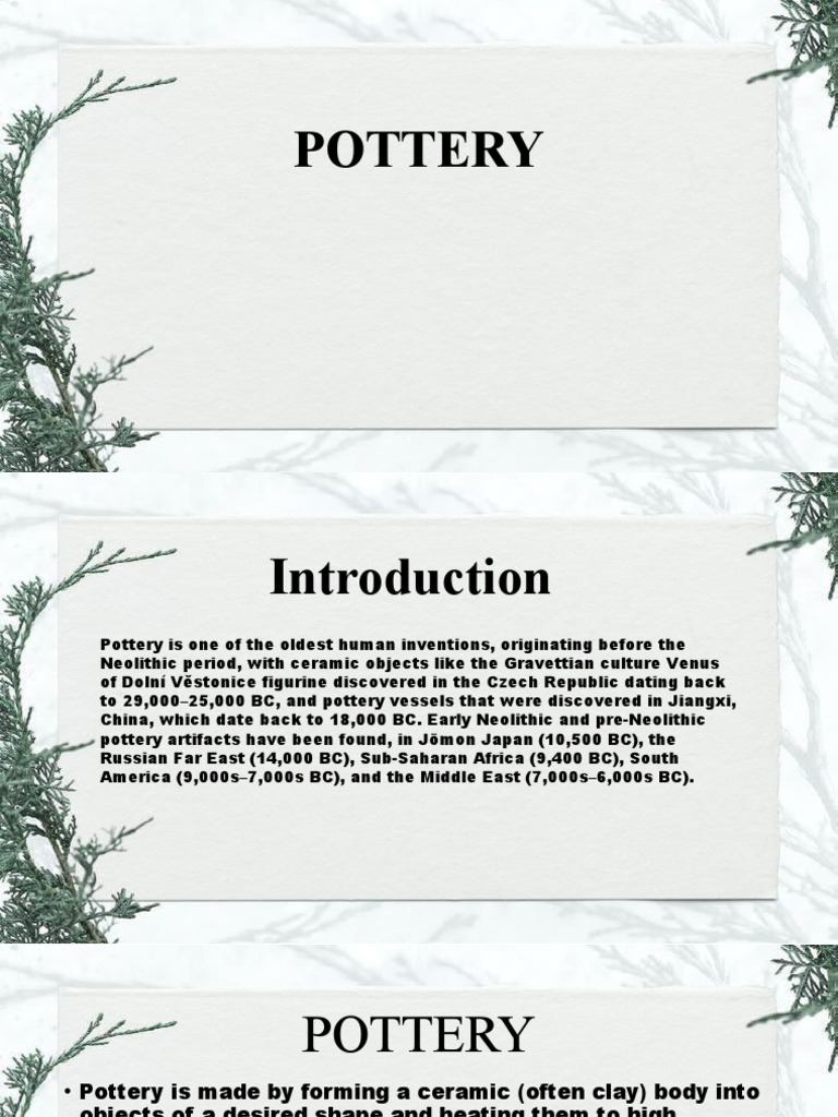 Pottery | PDF | Pottery | Ceramic Art