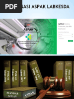 Tata Cara Penginputan Data Aspak 2024 | PDF