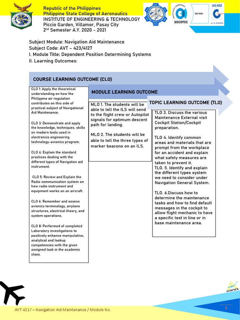 NavAid Module 5 | PDF | Avionics | Aviation