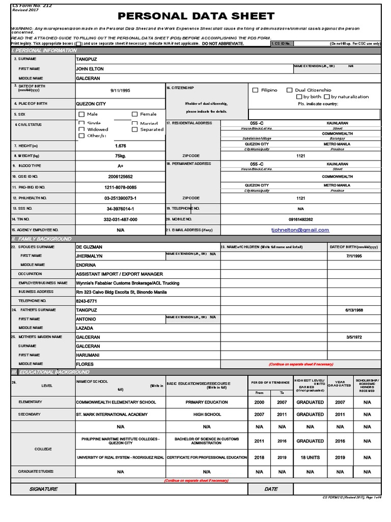 Sheng PDS 1 | PDF | Identity Document | Government
