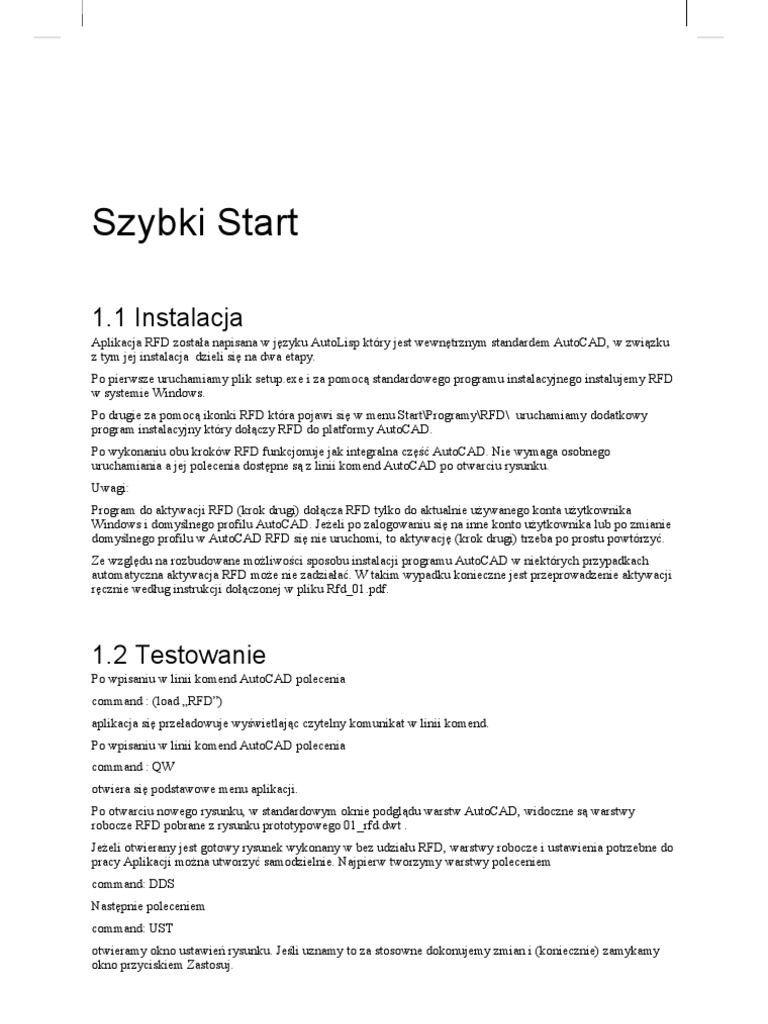 Szybki Start | PDF