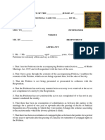 Rajat Gupta Vs Rupali Gupta Afidavit | PDF | Affidavit | Common Law