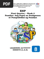 Esp8 Las-Q1 Module 2 | PDF