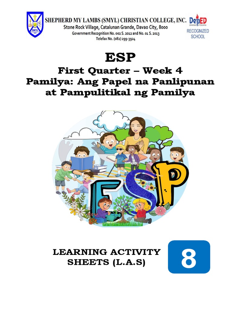 Esp8 Las-Q1 Module 4 | PDF