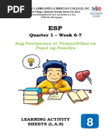 Q2 EsP 9 - Module 6 | PDF
