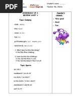 Everybody Up 2: Units 1 & 2 Overview | PDF