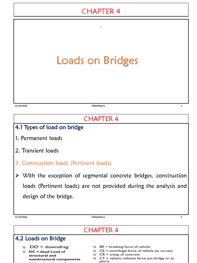 4 Bridge Loading | PDF | Bridge | Mechanics