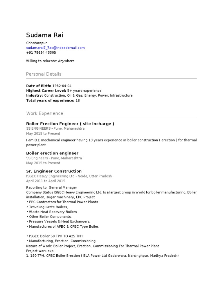 Resume Suda Mara I | PDF | Boiler | Mechanical Engineering