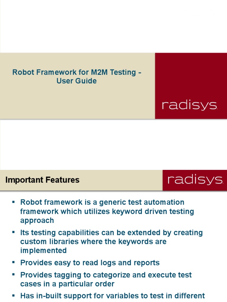 Robot For M2M User Guide | PDF | Hypertext Transfer Protocol | Library (Computing)