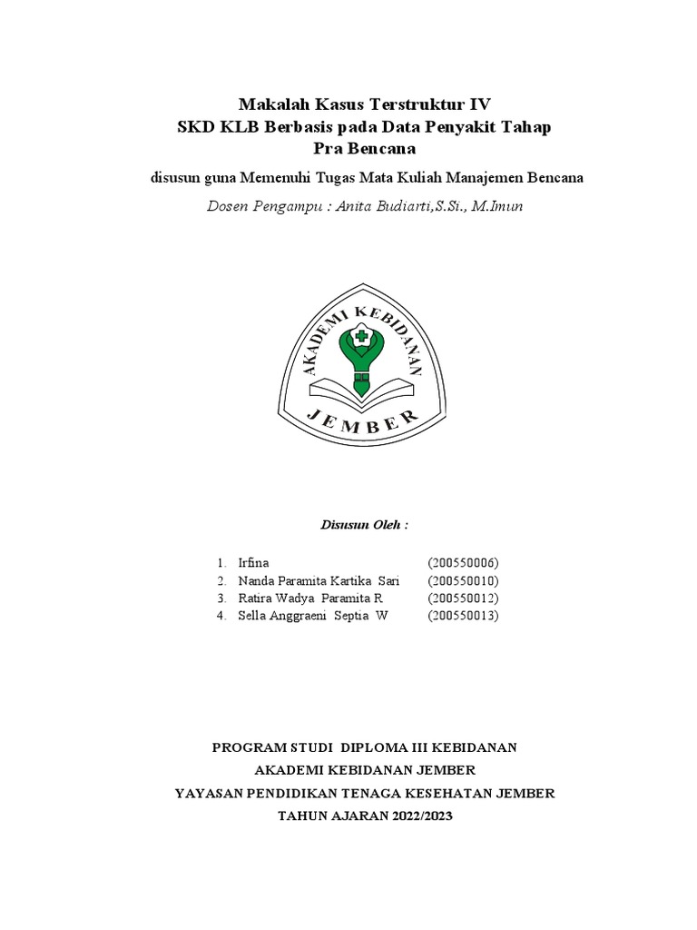Kelompok2 - TST4 - SKDR KLB | PDF