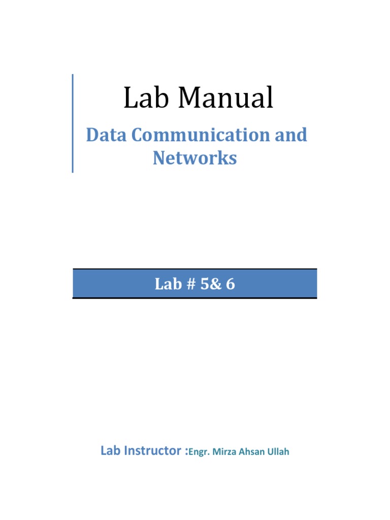 CCN - Lab - 05. & 06 | PDF | Ip Address | Computer Network