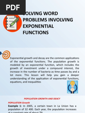 Exponential Functions Word Problems Pdf The Walking Dead Zombie