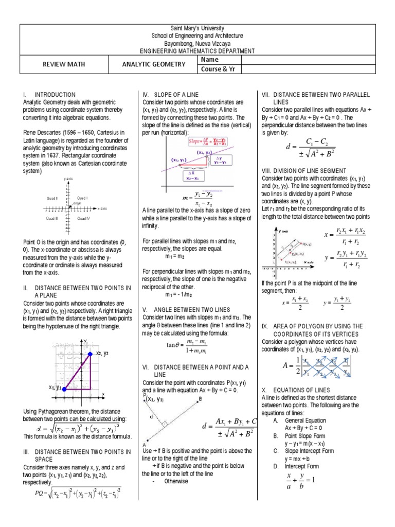 ANALYTIC GEOMETRY | PDF | Analytic Geometry | Ellipse