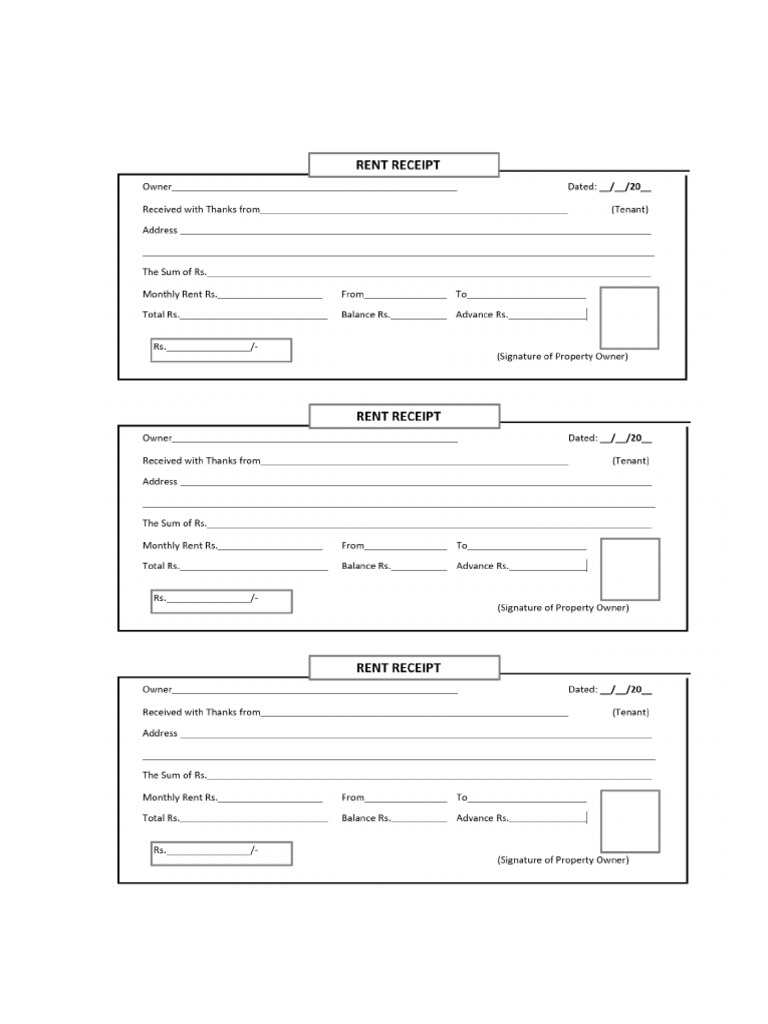 Rent Recipt - 2023 | PDF