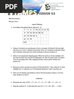 Timo Practice Paper I p3 | PDF | Numbers | Fraction (Mathematics)