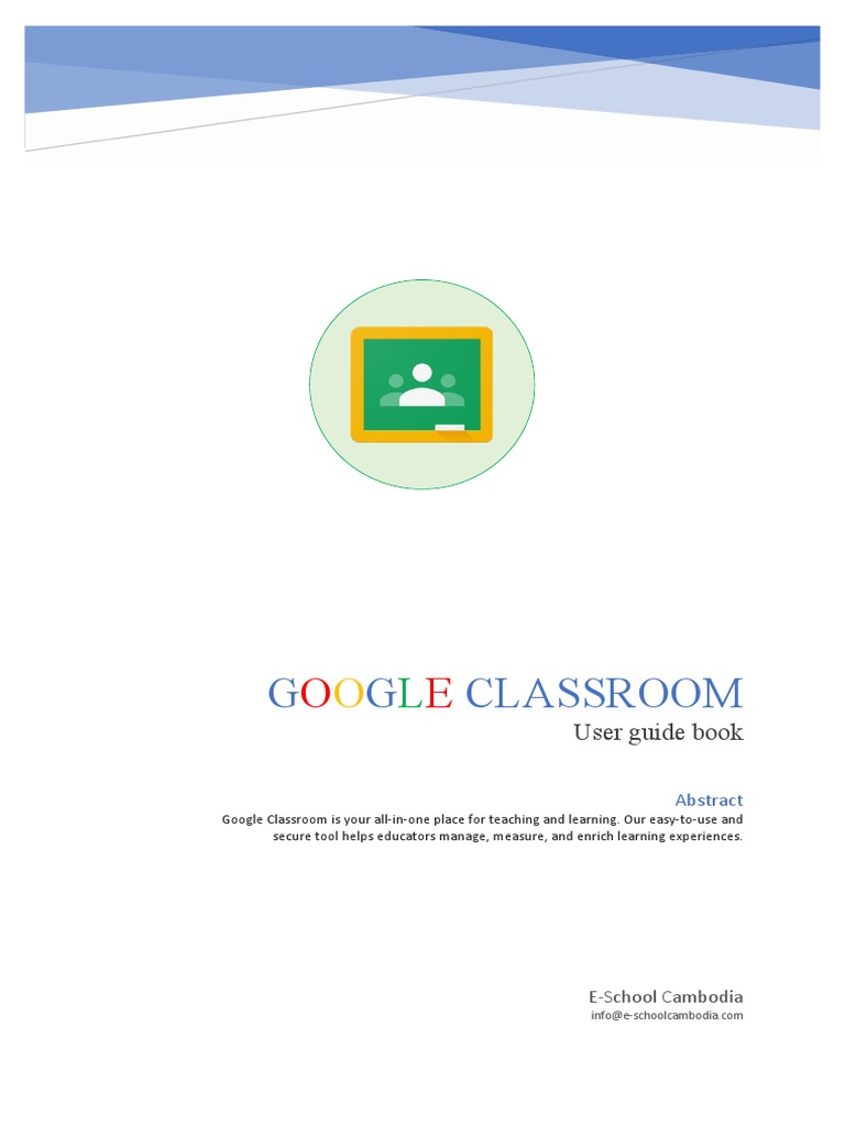 Google Classroom | Download Free PDF | Classroom | Software
