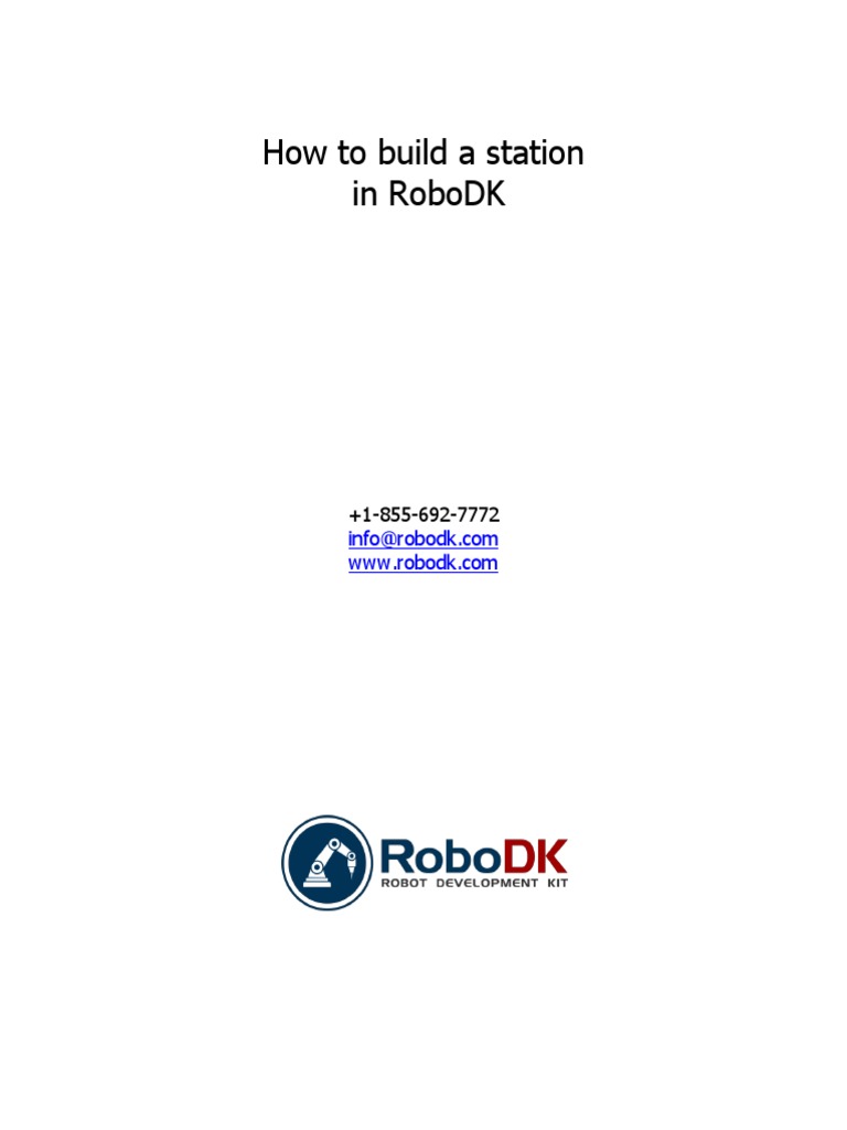 RoboDK Doc EN Getting Started | PDF | Cartesian Coordinate System ... RoboDK Doc EN Getting Started | PDF | Cartesian Coordinate System ...