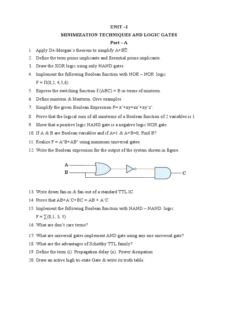 EC6302-Digital Electronics | PDF | Logic Gate | Computer Science