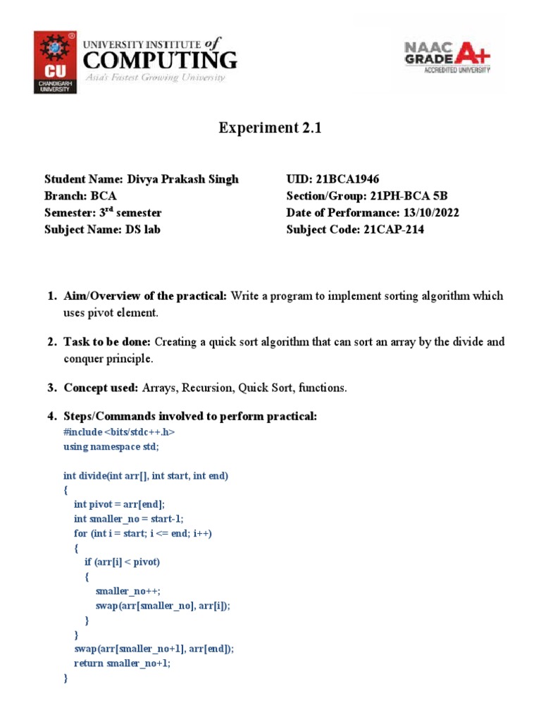 21BCA1946 Worksheet1.5 | PDF | Computing | Mathematical Logic