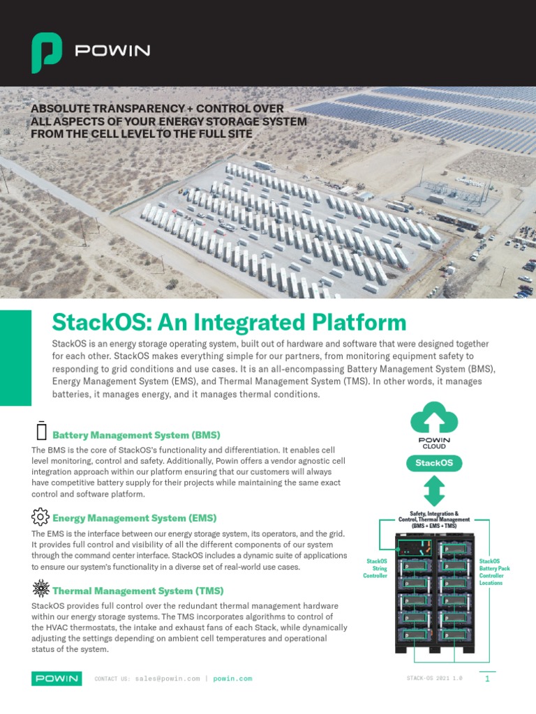 StackOS Datasheet 1 | PDF | Computer Data Storage | Application Software