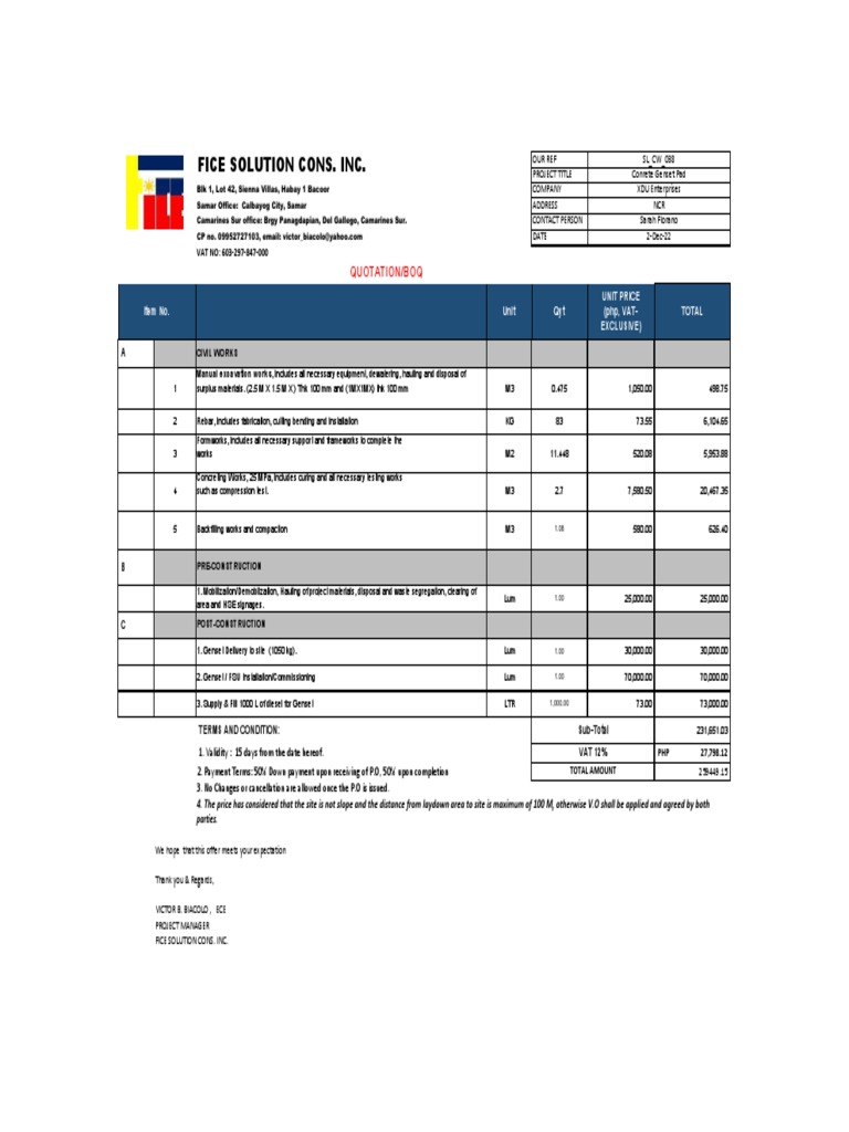 Genset Base Pad | PDF | Materials | Structural Engineering