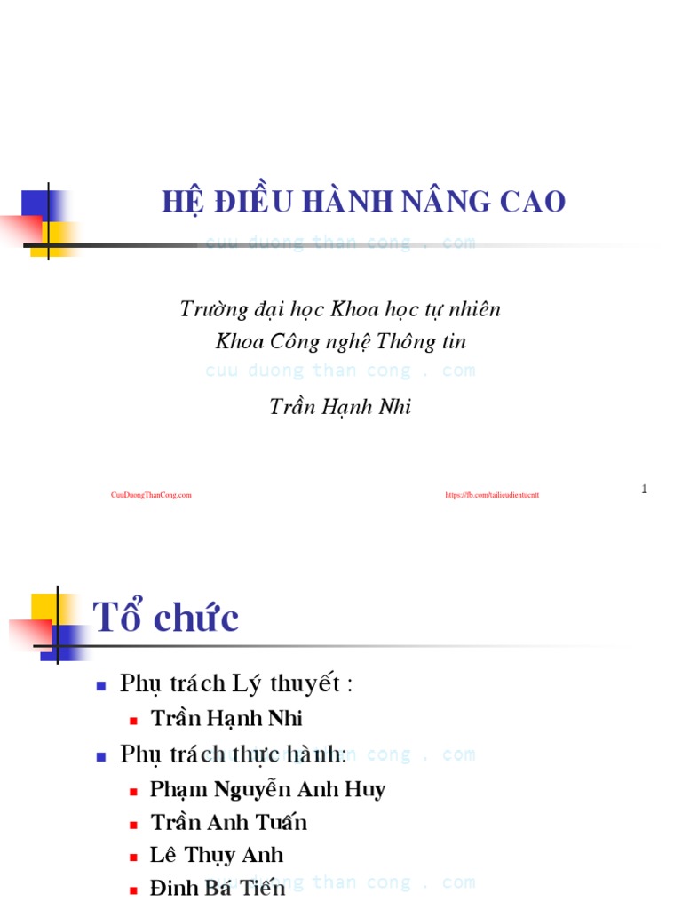 He Dieu Hanh - Tran Hanh Nhi - Bai01 (1) To Chuc He Dieu Hanh ...
