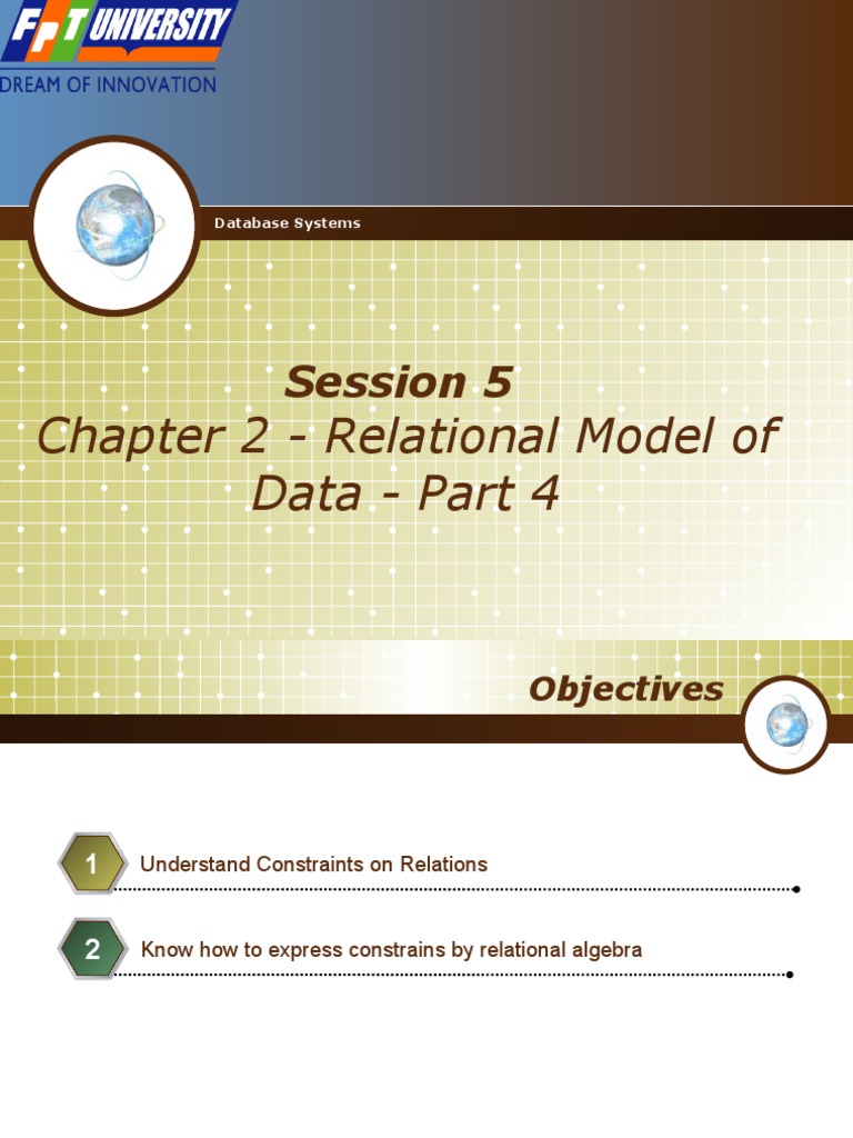 5 - Chapter 2 - Relational Model of Data - P4 | PDF | Relational Database | Relational Model