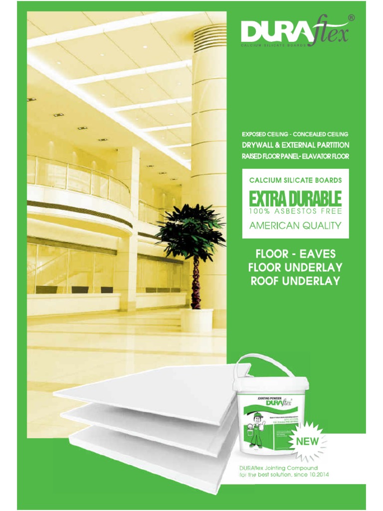 DuraFlex Calcium Silicate Boards | PDF
