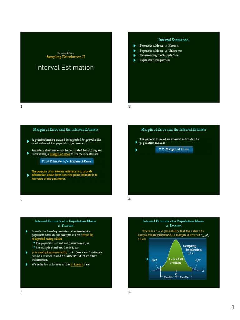 Session#14 A | PDF | Estimator | Standard Deviation