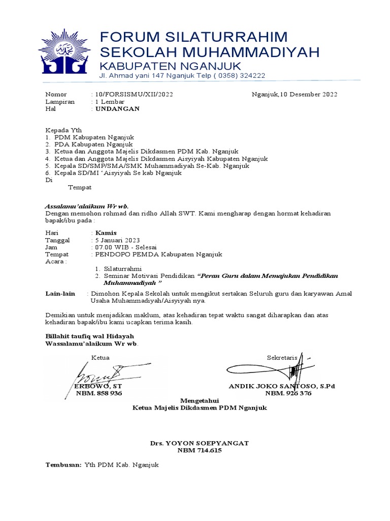 Undangan Seminar Pendidikan Des 2022 | PDF