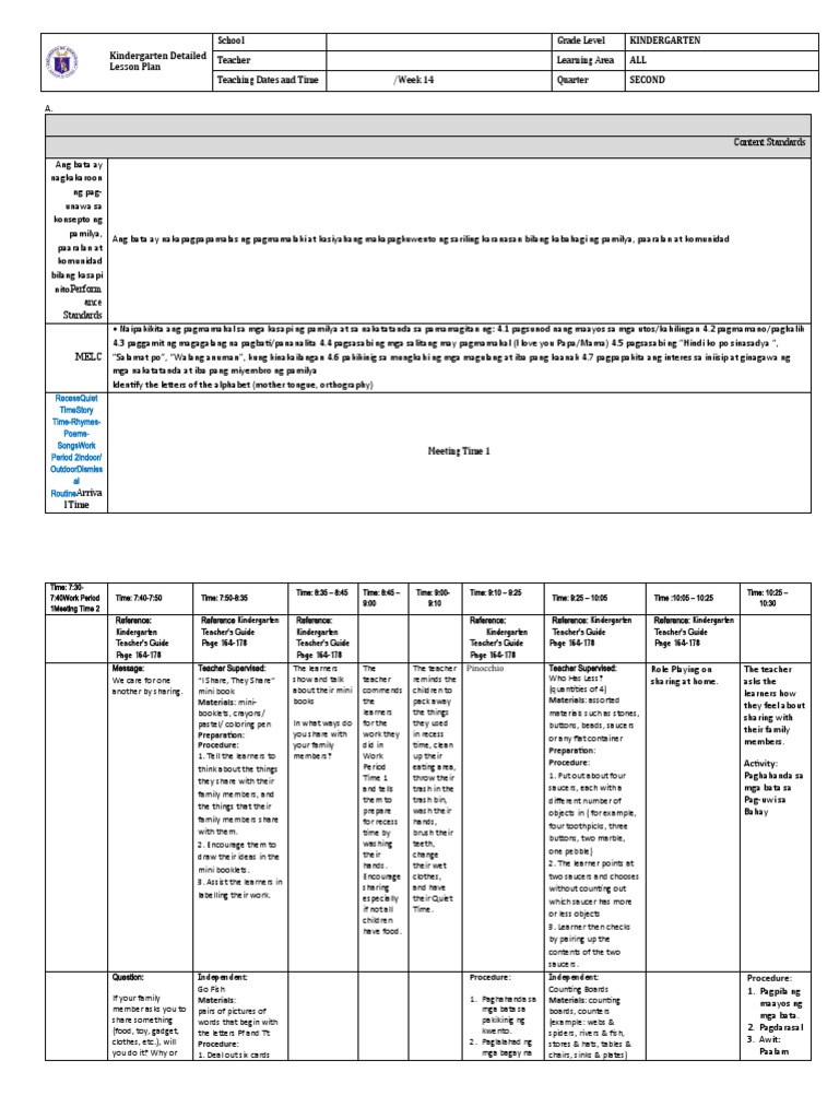 Kinder-New-DLL Week14 - Day4 | PDF