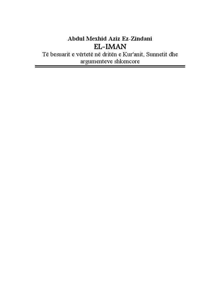 El Iman | PDF