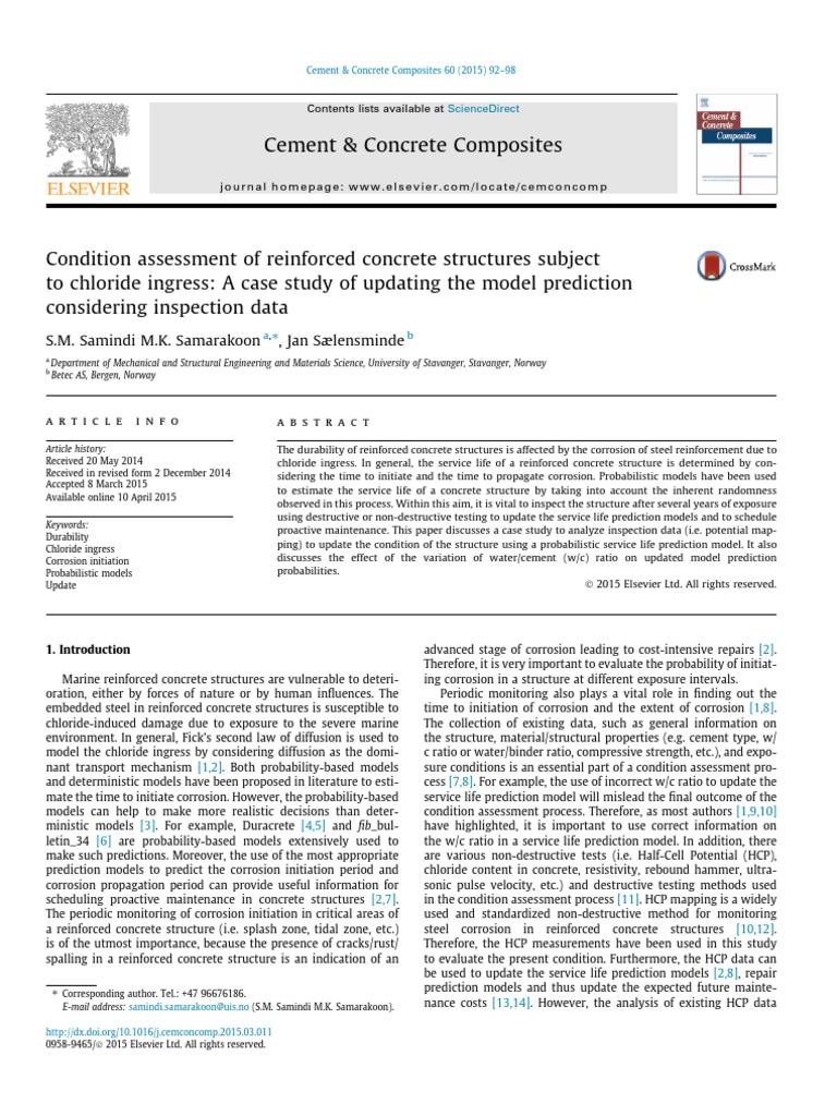 Cement & Concrete Composites: S.M. Samindi M.K. Samarakoon, Jan ...