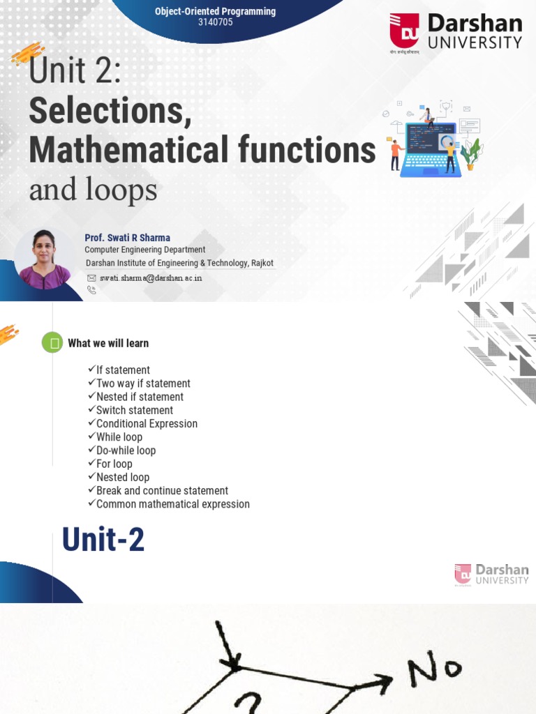Java OOP: Selections & Loops Guide | PDF | Control Flow | Computer Program