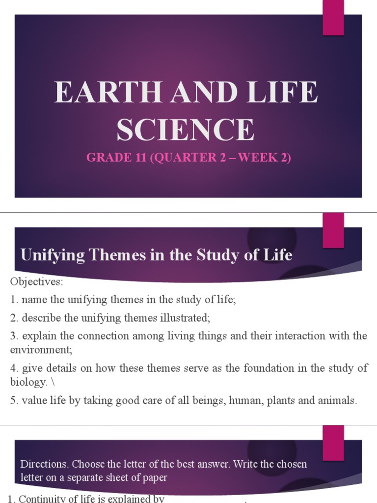 Unifying Themes Biology | PDF | Organisms | Cell (Biology)