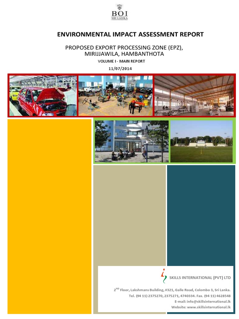 EIA Report (English Version) | PDF