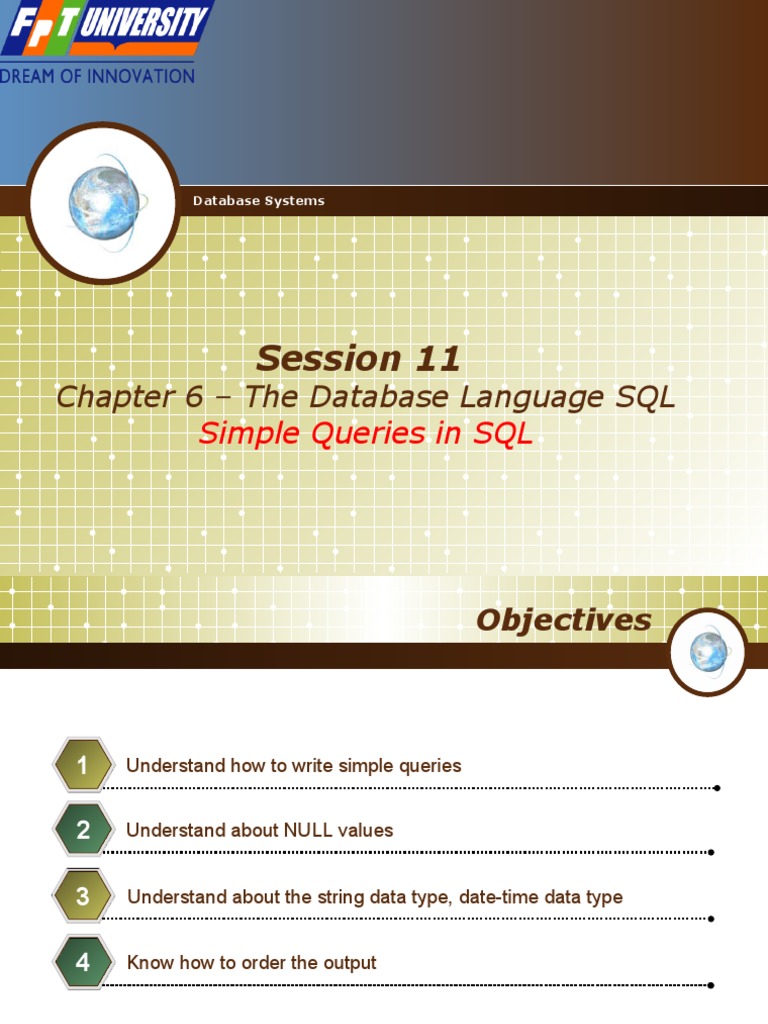 10 - Chapter 6 - Simple Queries in SQL | PDF | Sql | Relational Database