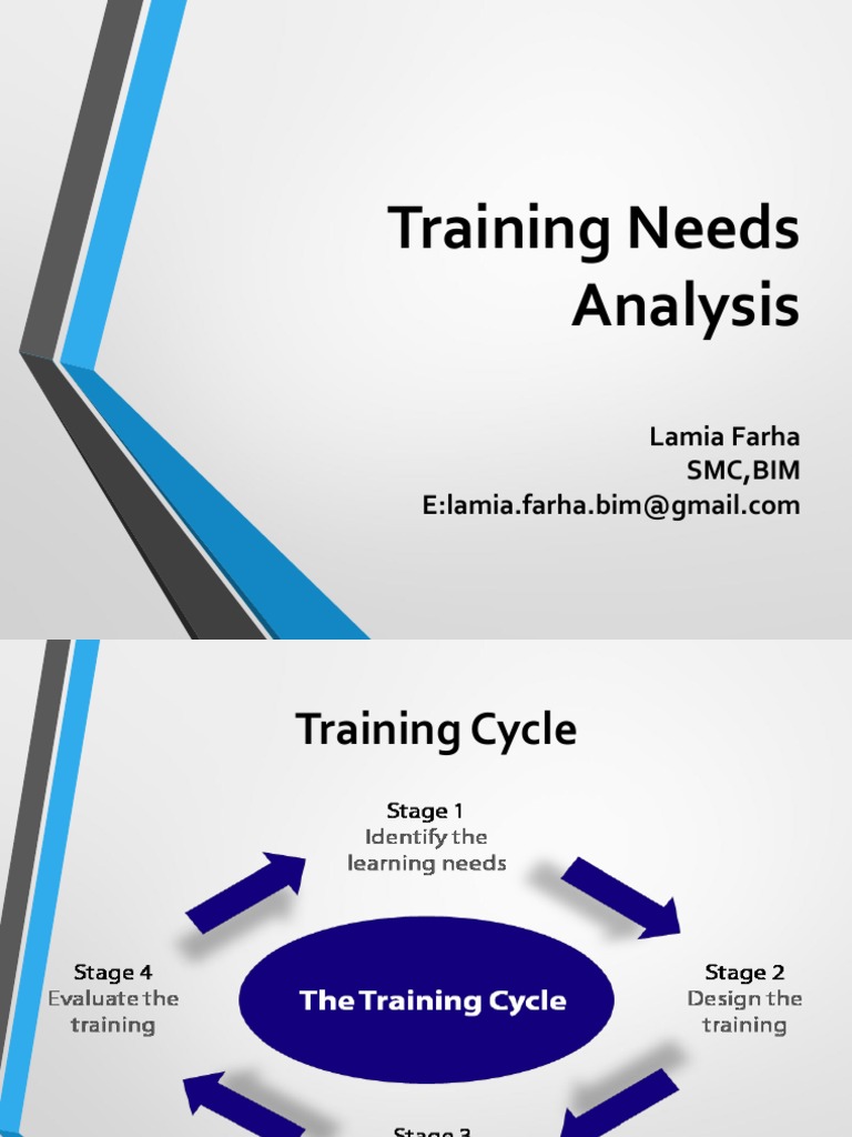 Training Needs Analysis Framework | PDF | Needs Assessment ...