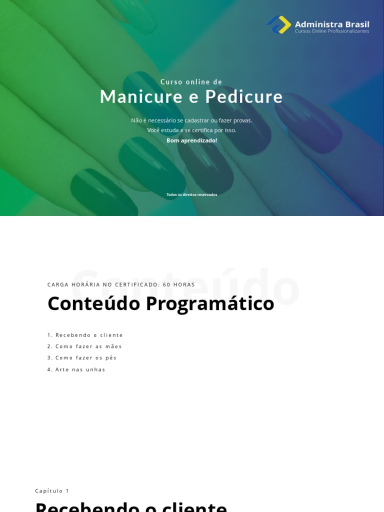 Manicure e Pedicure | PDF | Unha | Esmalte