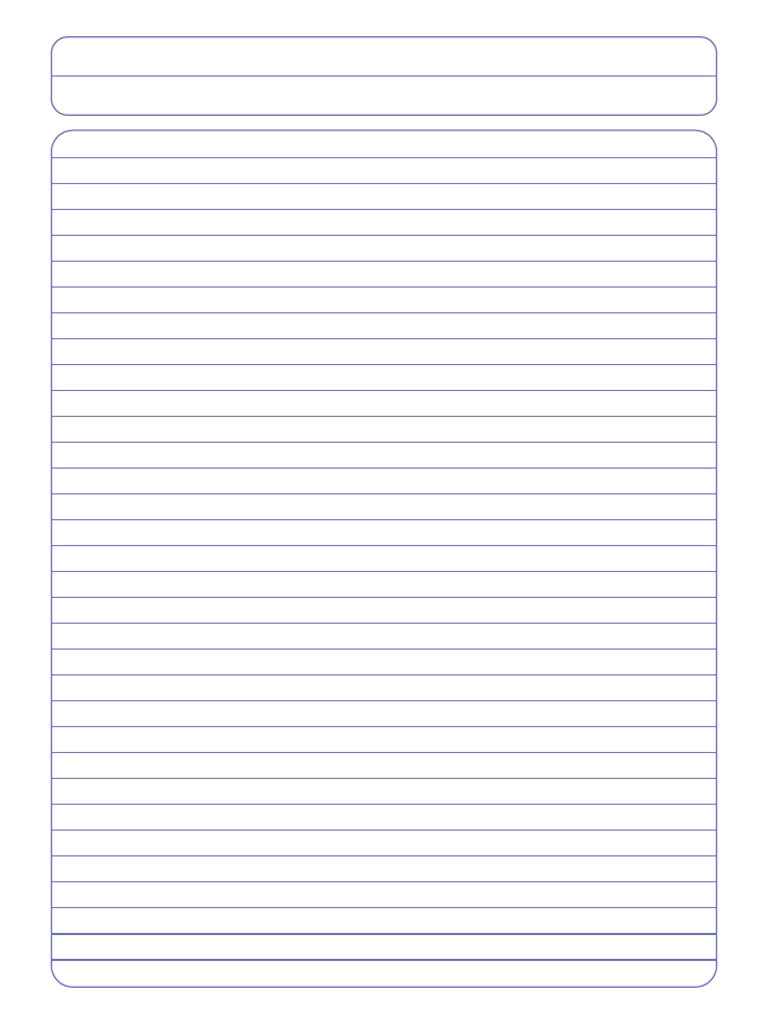 Hojas Rayadas Carta y MediaCarta | PDF